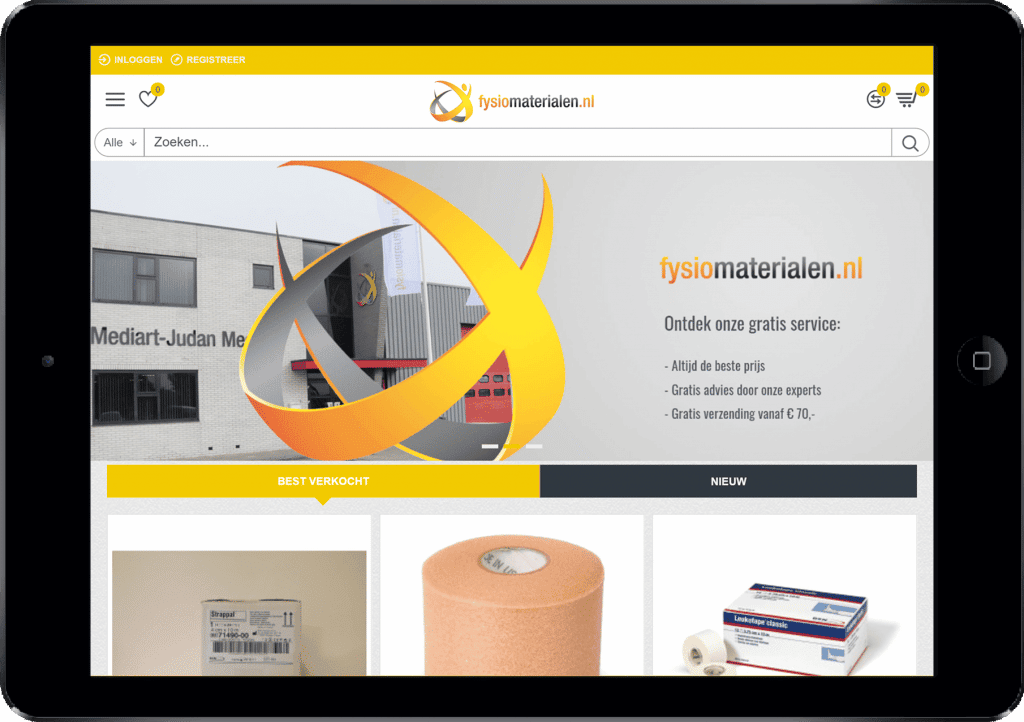 Case: Wederverkoop via Fysiomaterialen webshop